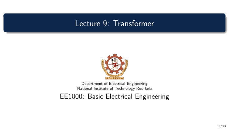 Transformer Lecture Notes: Principles & Analysis