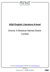 A Streetcar Named Desire: IGCSE Practice Questions