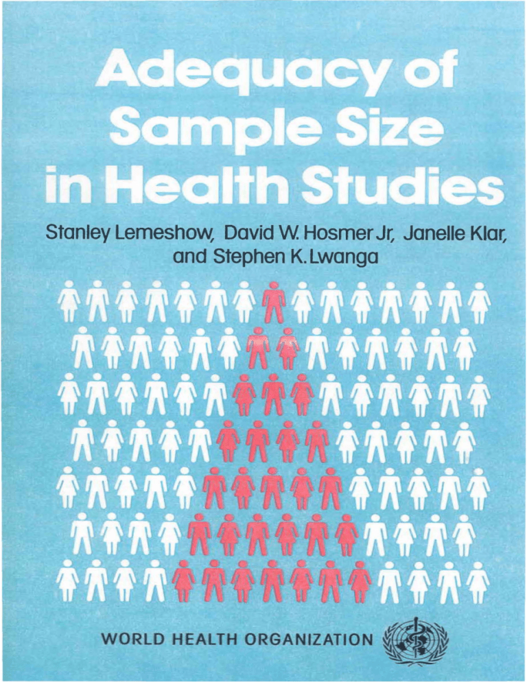 Sample Size in Health Studies: A Practical Guide