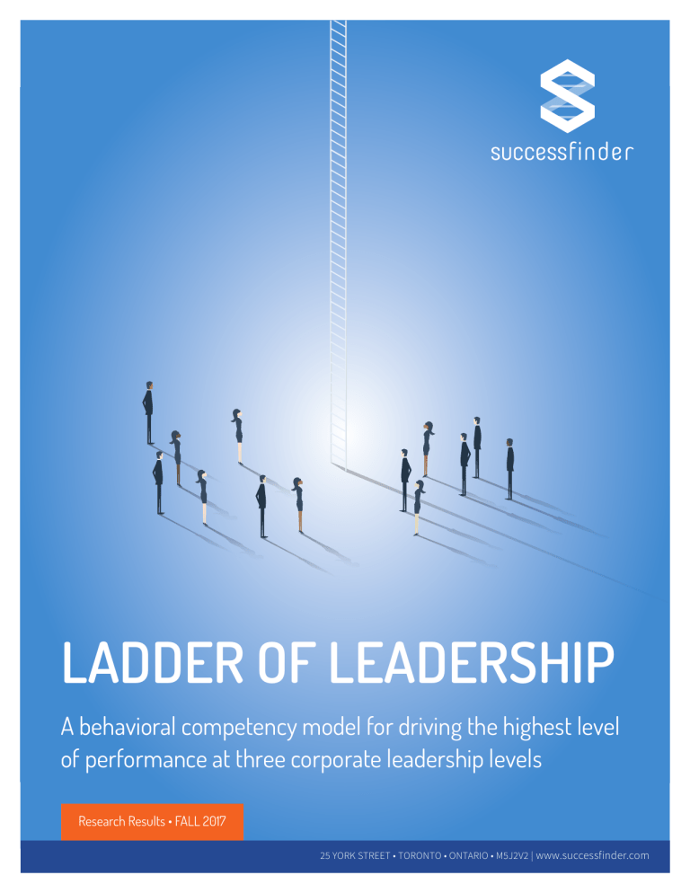 Ladder of Leadership: Competency Model for High Performance