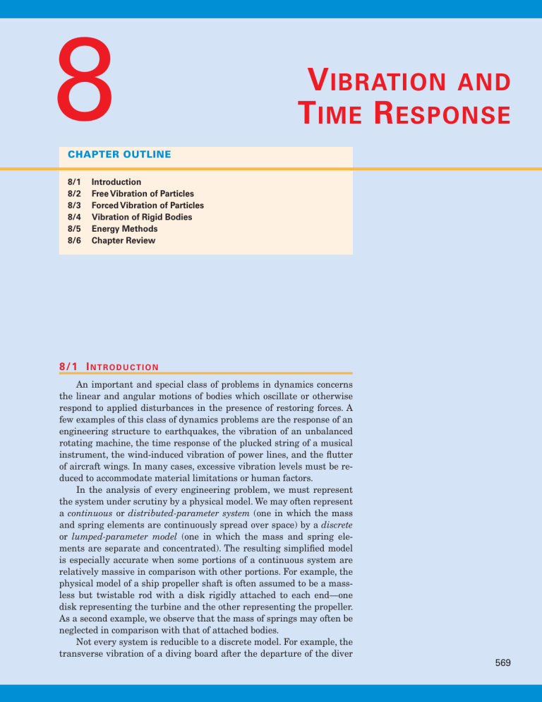 Vibration & Time Response: Free & Forced Vibration Analysis