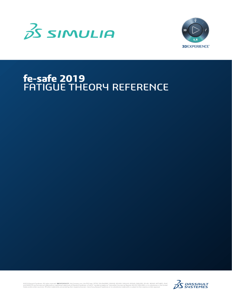 fe-safe 2019 Fatigue Theory Reference Manual