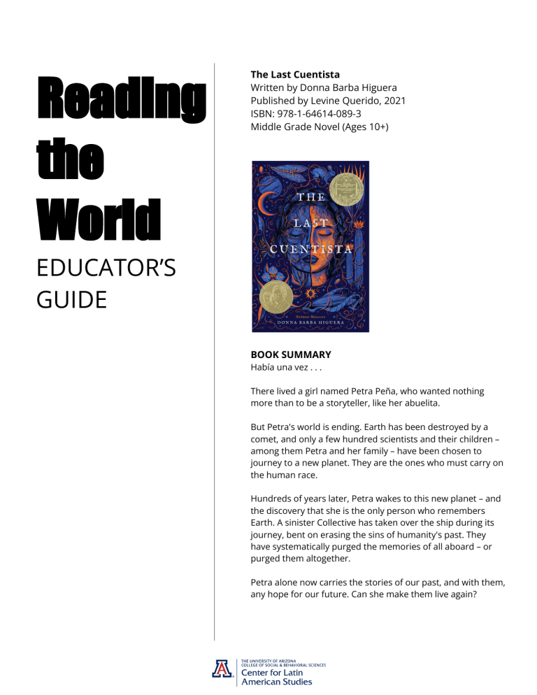 The Last Cuentista Educator's Guide