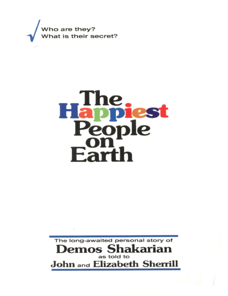 The Happiest People on Earth: Demos Shakarian's Story