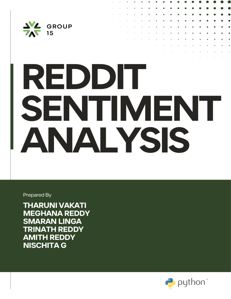 Reddit Sentiment Analysis Report