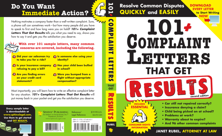 101+ Complaint Letters: Get Results & Consumer Rights