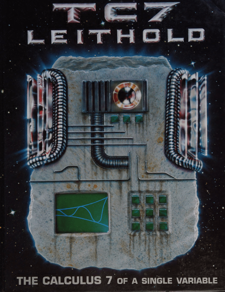 Calculus 7: Single Variable - Textbook