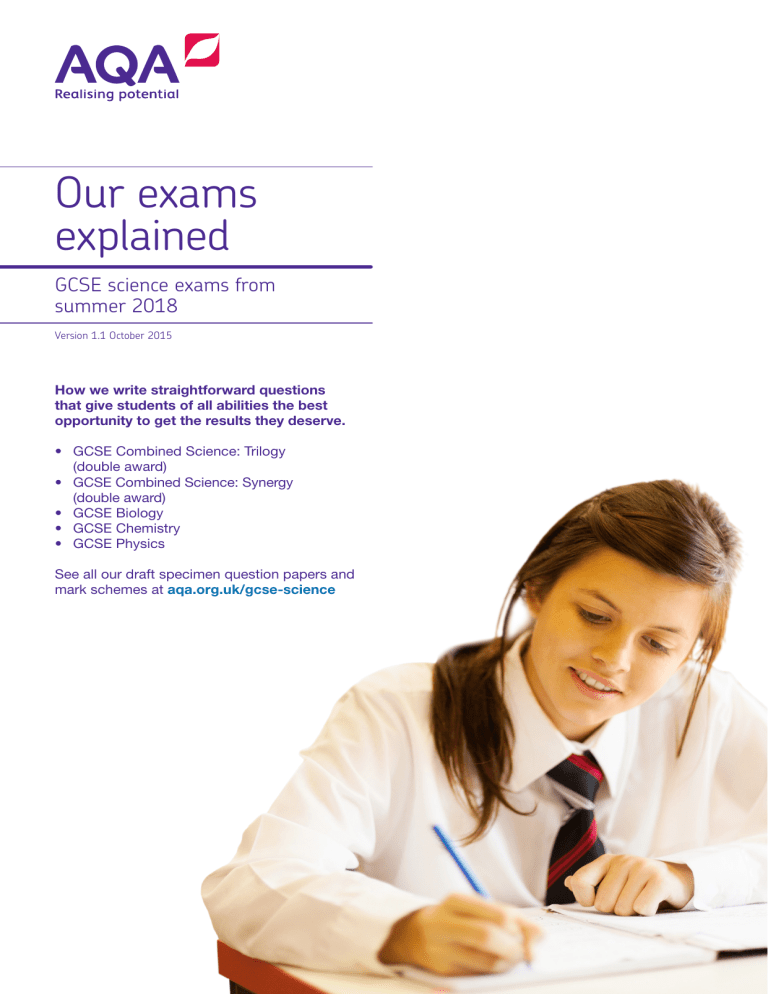 AQA GCSE Science Exams: Structure & Sample Questions
