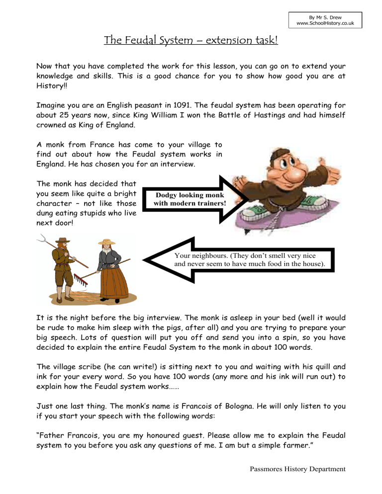 Feudal System Lesson: Peasant's Explanation (1091)