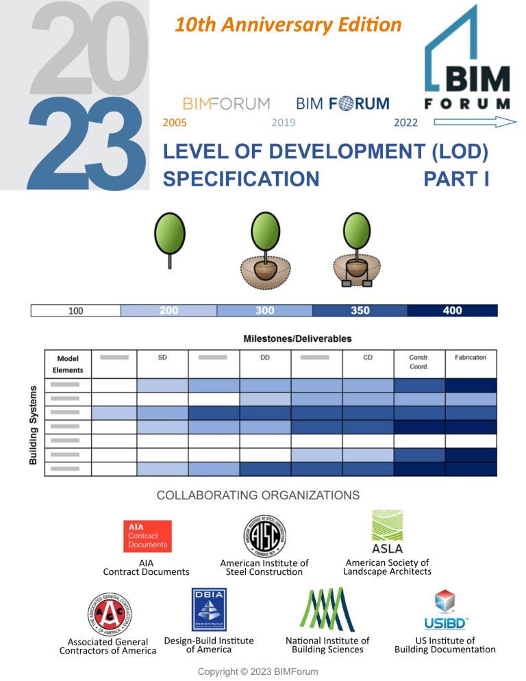 LOD Specification: BIM Standards & Definitions