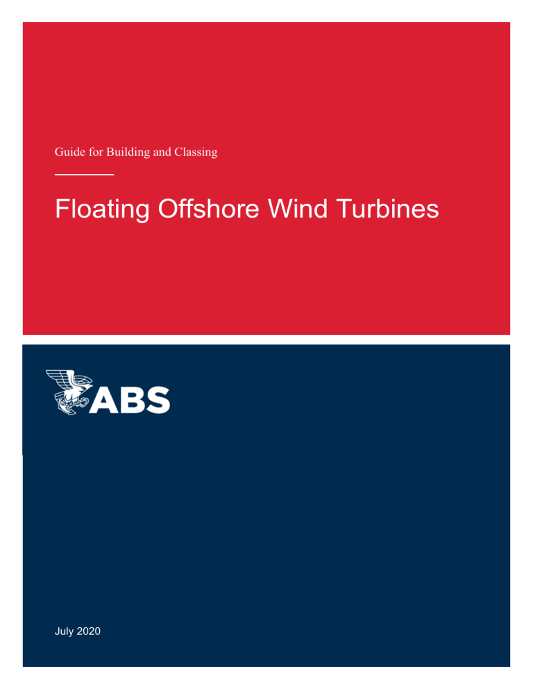 Floating Offshore Wind Turbines Guide | ABS Standards