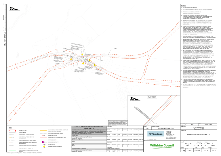 A360 Drainage Layout Plan - Black Dog Crossroads