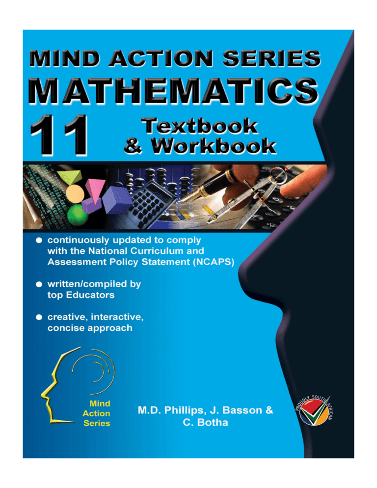 Grade 11 Maths Textbook: Exponents, Geometry, Trigonometry