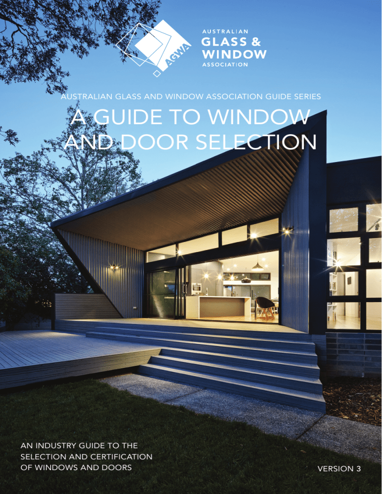 Window & Door Selection Guide | Australian Standards Compliance