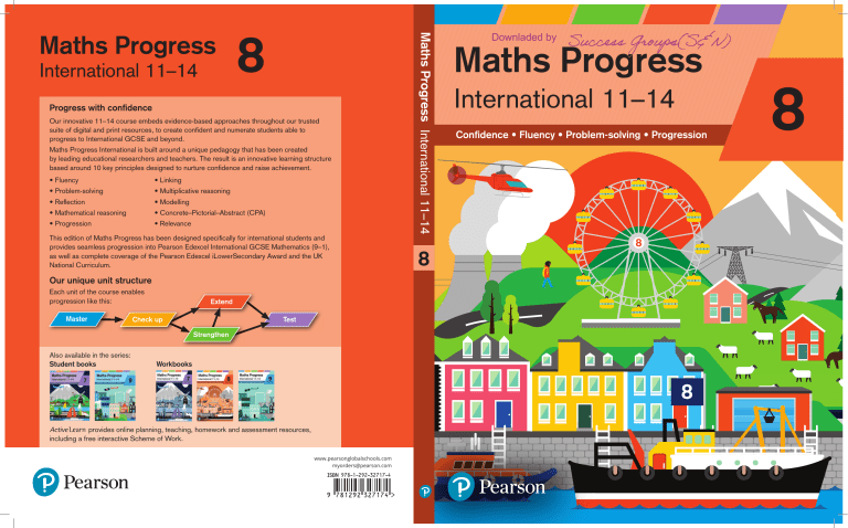 Maths Progress International 11-14: Year 8 Coursebook