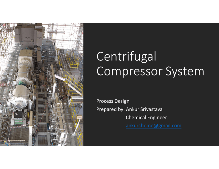 Centrifugal Compressor System Process Design