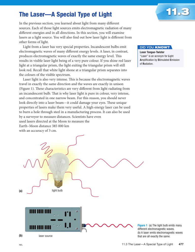 Laser Light Properties & Applications: Textbook Excerpt