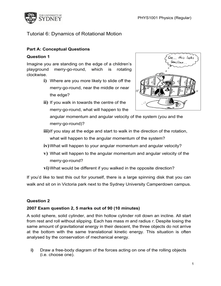 Rotational Motion Physics Tutorial: Dynamics & Problems