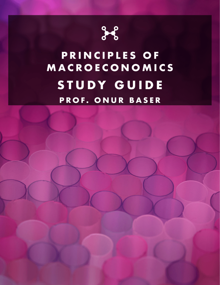 Principles of Macroeconomics Study Guide