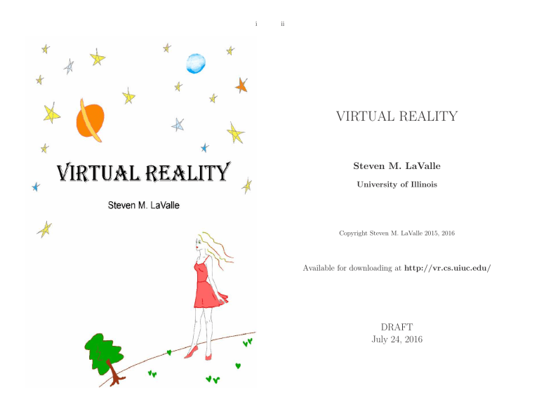 Virtual Reality Textbook: Principles & Perception