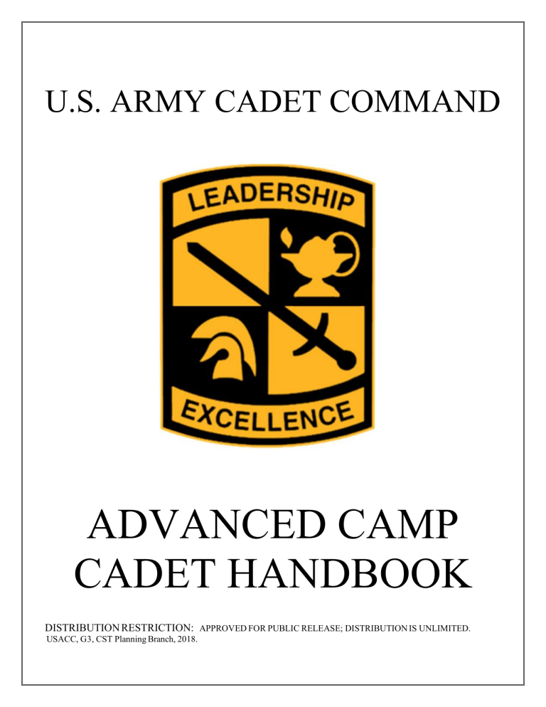 Army Cadet Handbook: Leadership, Tactics, and First Aid