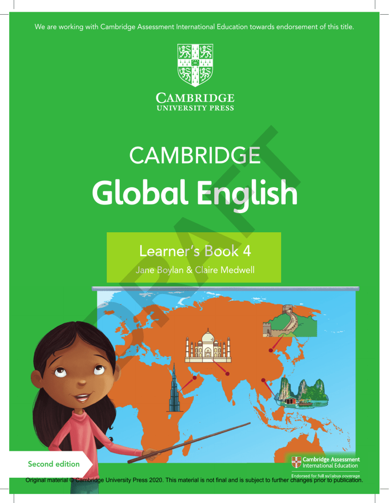 Cambridge Global English Learner's Book 4