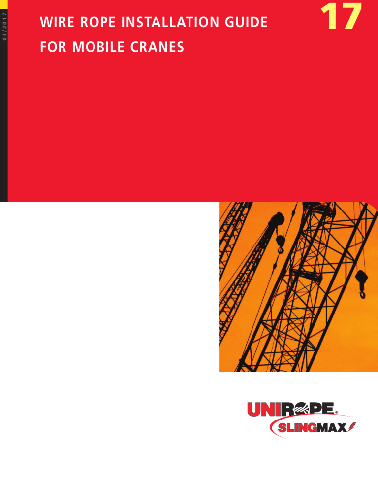 Wire Rope Installation Guide for Mobile Cranes