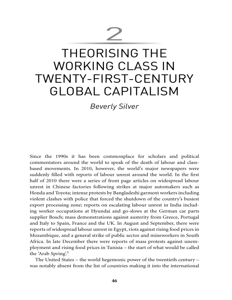 Working Class in 21st Century Global Capitalism
