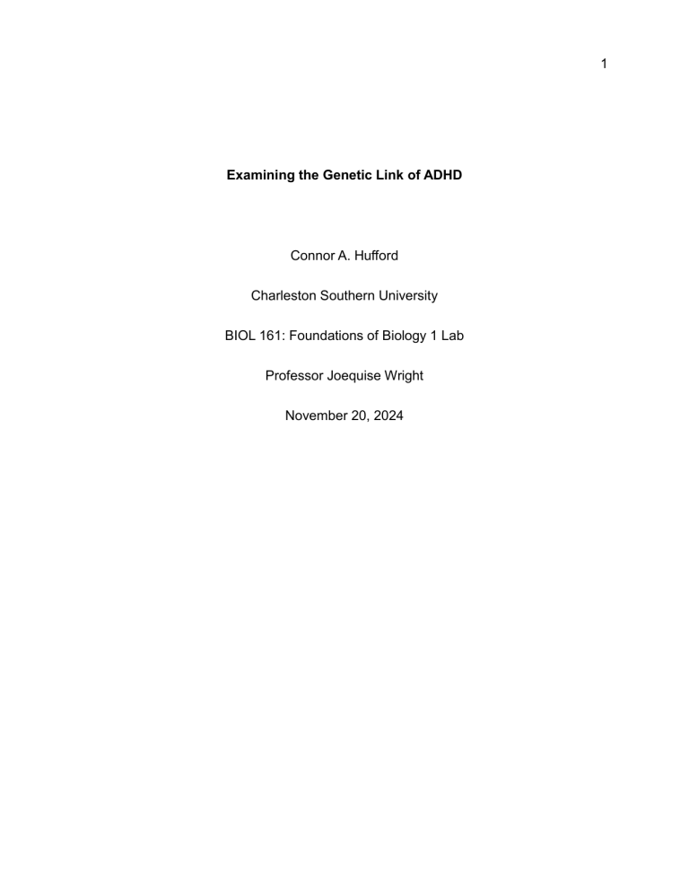 ADHD Genetic Link: Dopamine Receptor Research