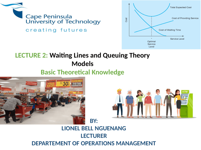 Queuing Theory: Waiting Lines & Models - Lecture
