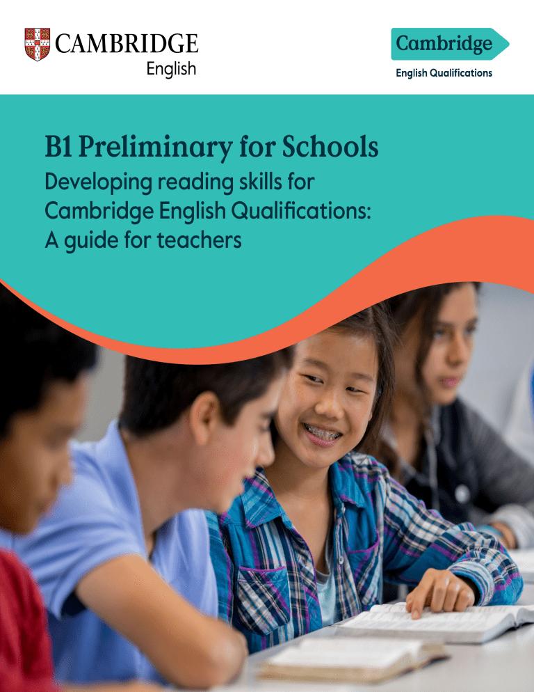 B1 Preliminary Reading Skills Guide for Teachers