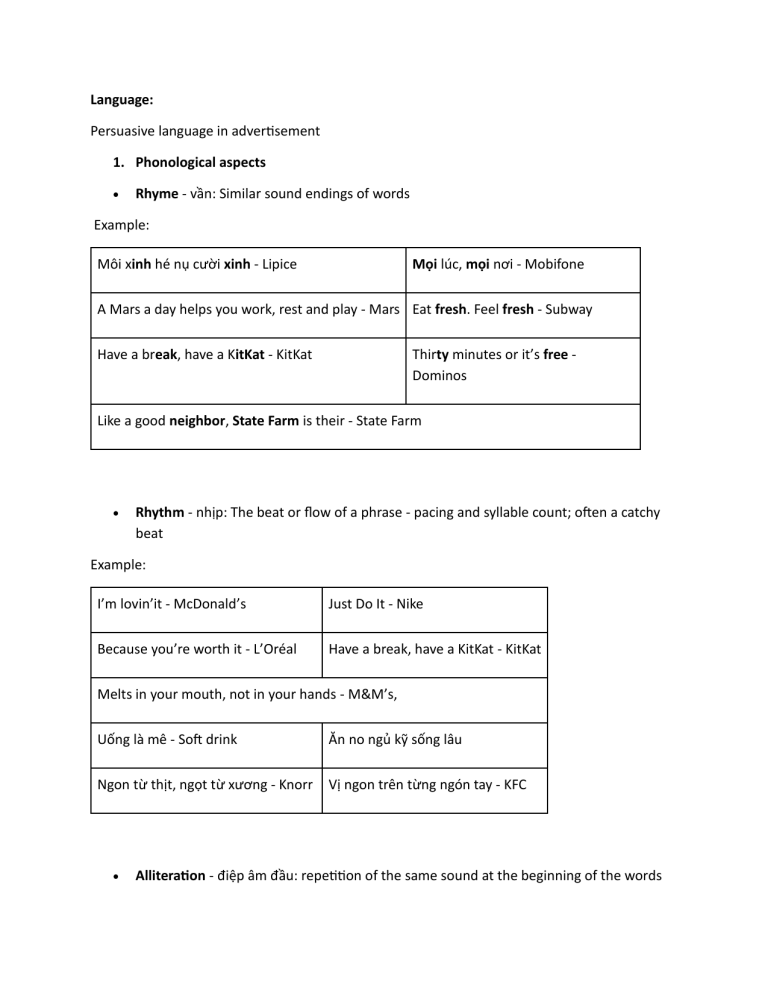 Persuasive Language in Advertising: Techniques & Examples