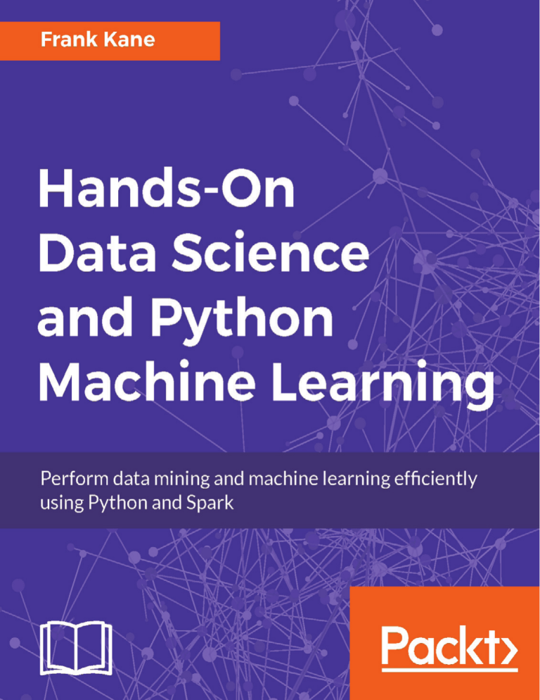 Hands On Data Science And Python Machine Learning