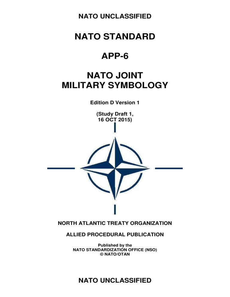 NATO Joint Military Symbology APP-6 Standard