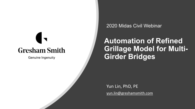 Grillage Model Automation for Multi-Girder Bridges