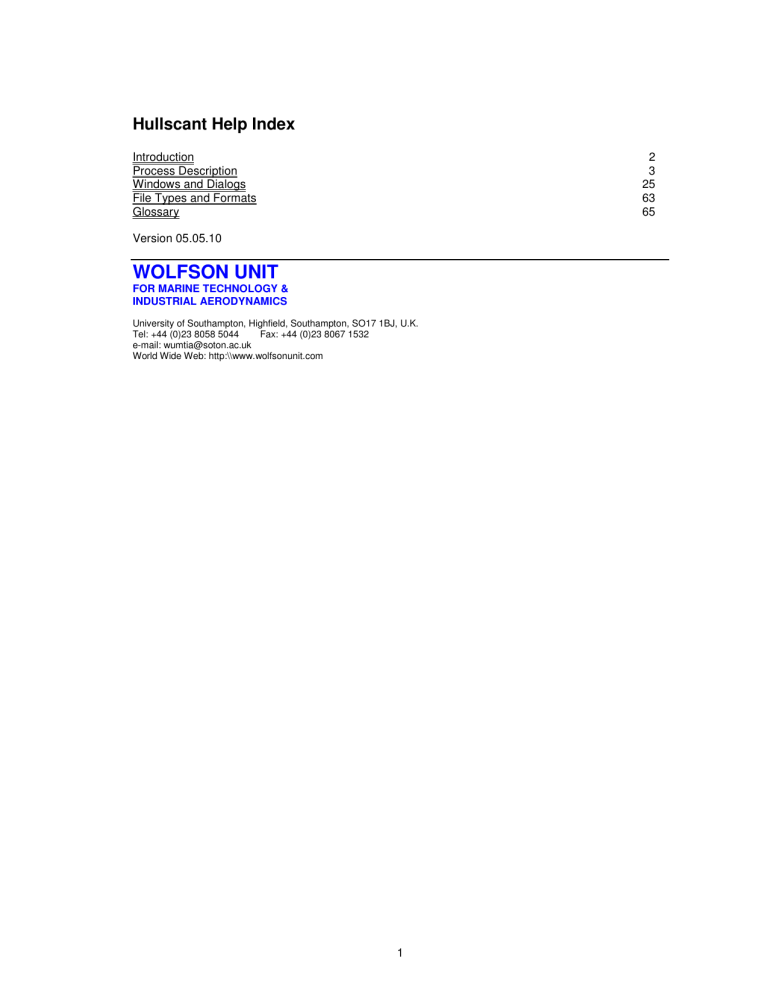 Hullscant Help Index: Hull Construction & Scantlings