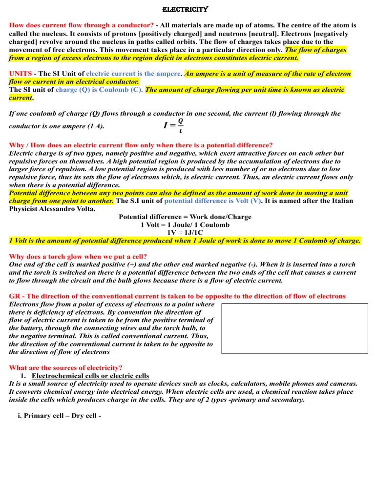 Electricity Basics: Current, Circuits, and Conductors