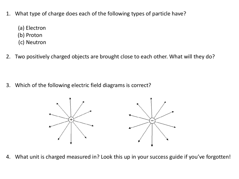 Electricity Worksheet: Charge, Current, Voltage & Circuits