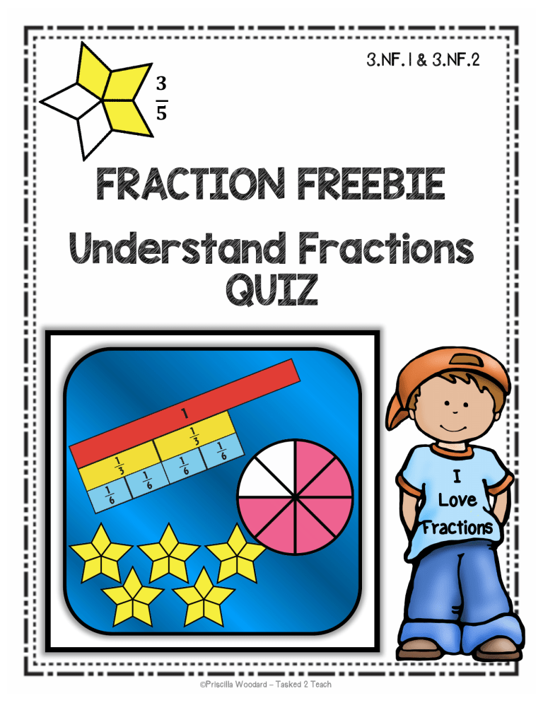 Fractions Quiz: 3rd Grade Math - Understand Fractions