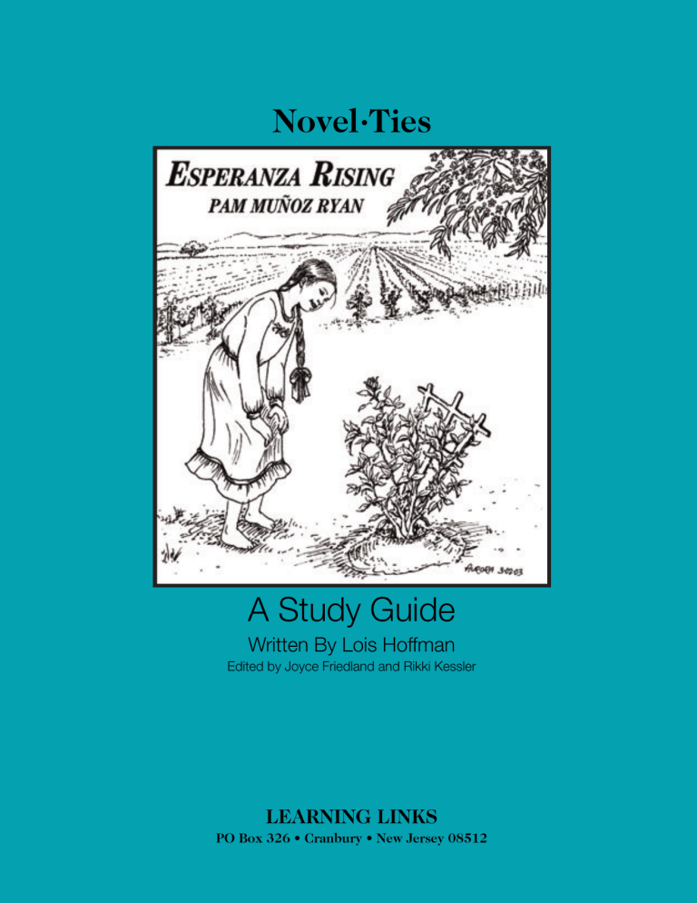Esperanza Rising Study Guide: Novel-Ties Activities