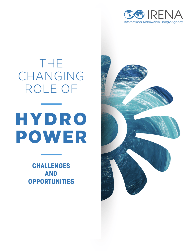 Hydropower: Challenges & Opportunities in a Changing World