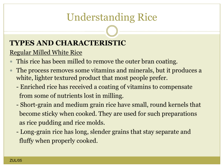 Understanding Rice: Types, Cooking, and Storage Guide
