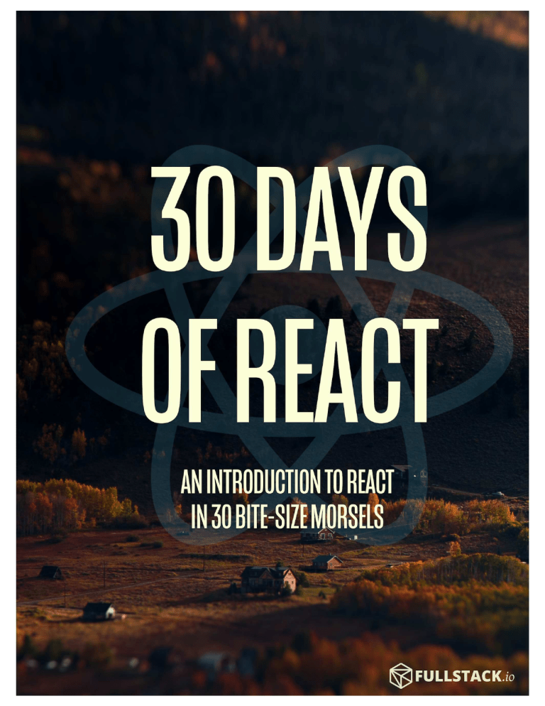 30 Days of React: Introduction to React Development