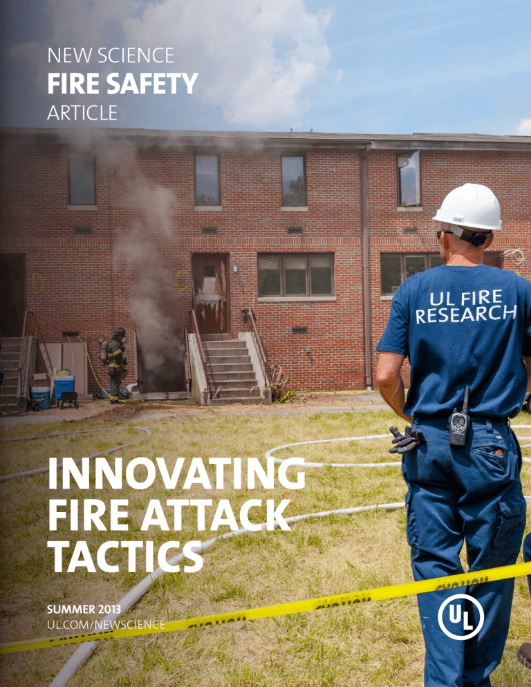 Innovative Fire Attack Tactics: UL Fire Safety Research