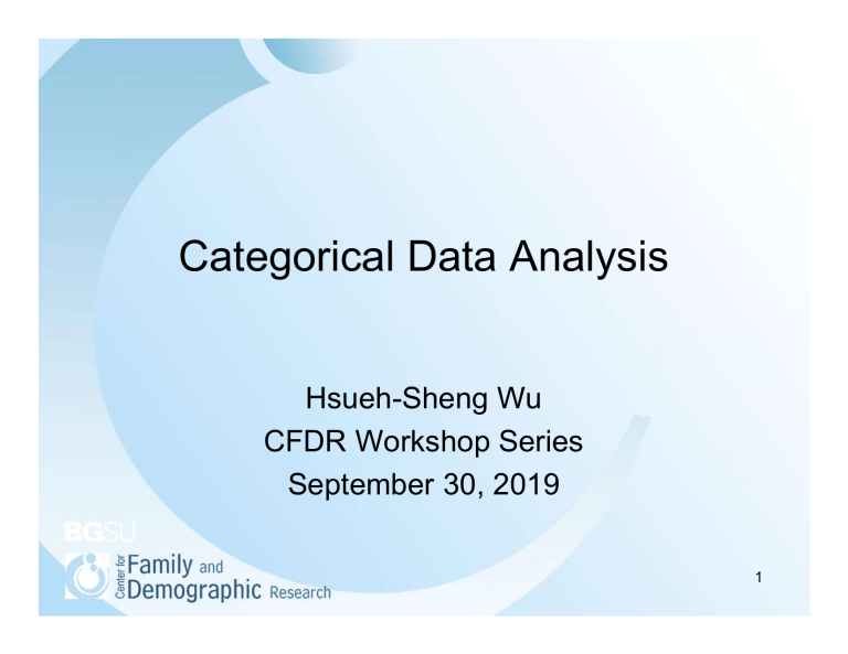 Categorical Data Analysis: Techniques & Applications