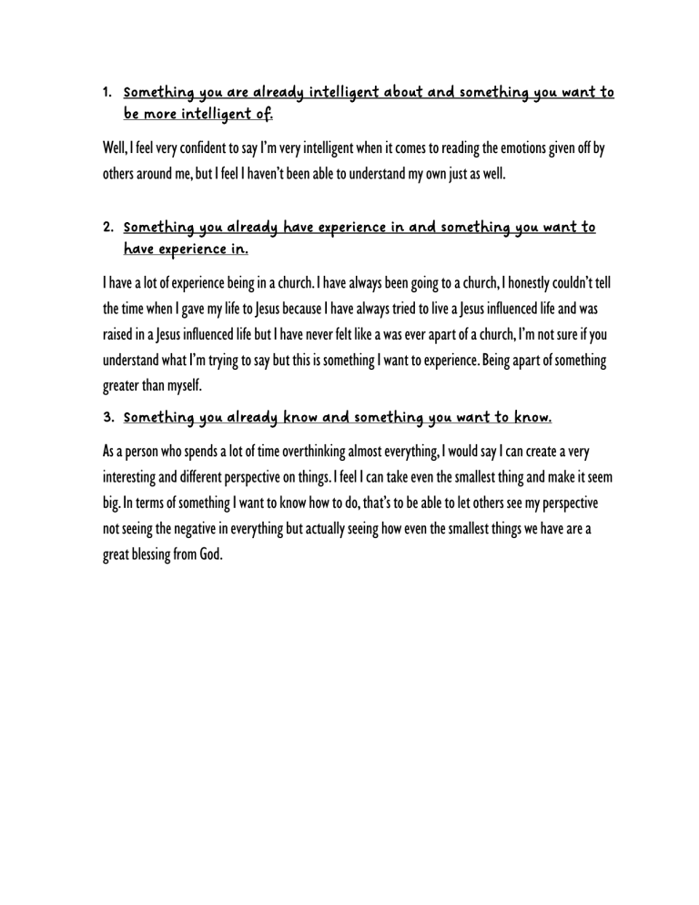 Self-Reflection: Emotions, Experience, and Perspective