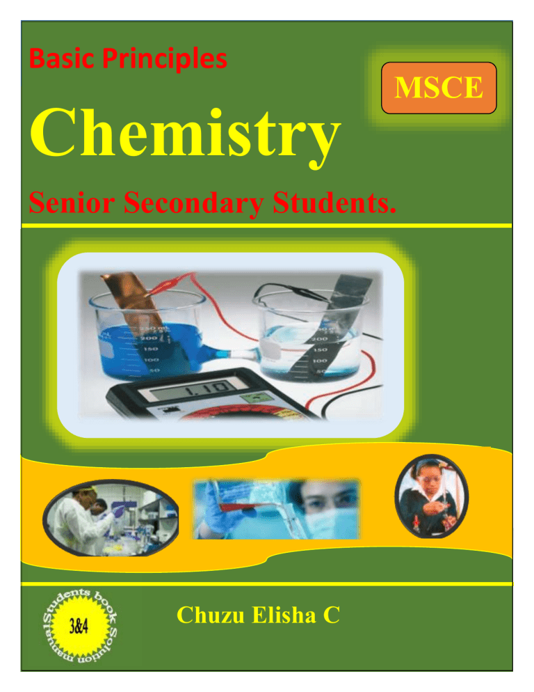 Chemistry Textbook for Senior Secondary Students (MSCE)