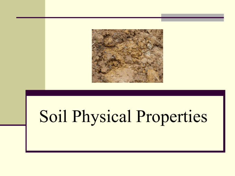 Soil Physical Properties: Texture, Structure & More