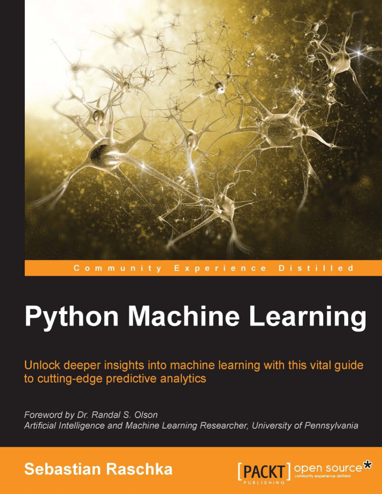 Python Machine Learning: Predictive Analytics Guide