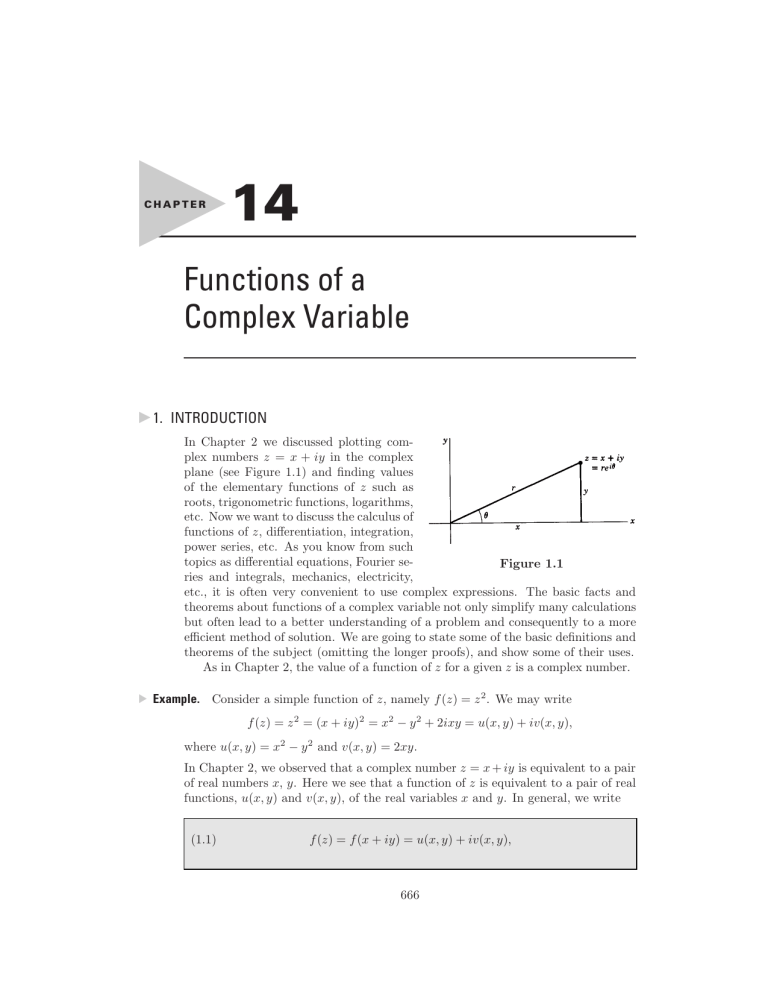 Complex Variable Functions: Introduction & Analysis